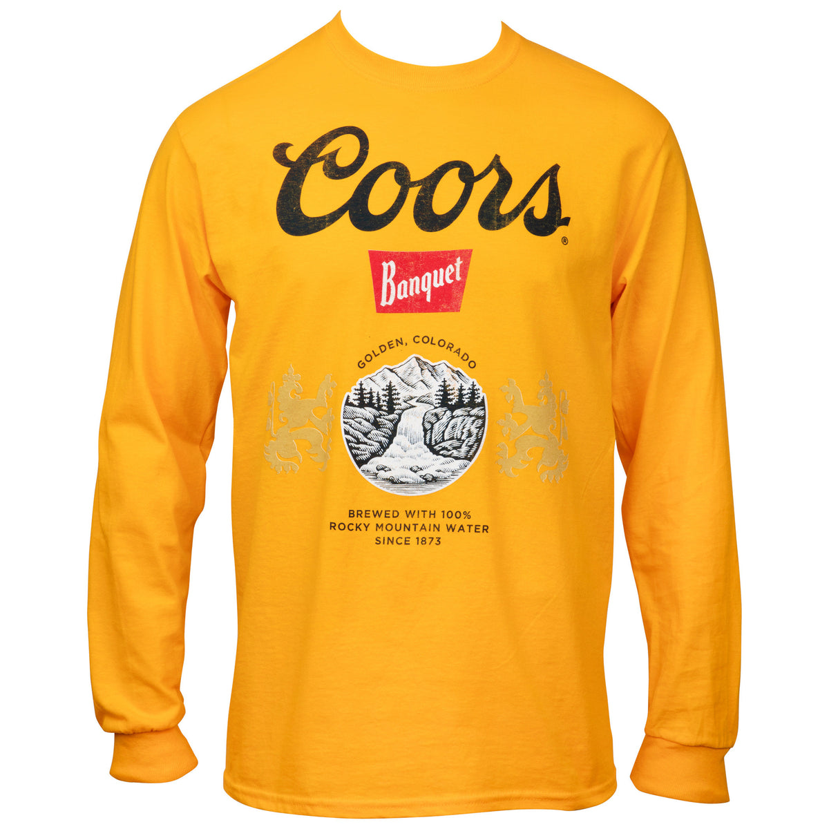 Coors Beer Banquet Gold Long Sleeve Shirt – CRAFTY BEER MERCH